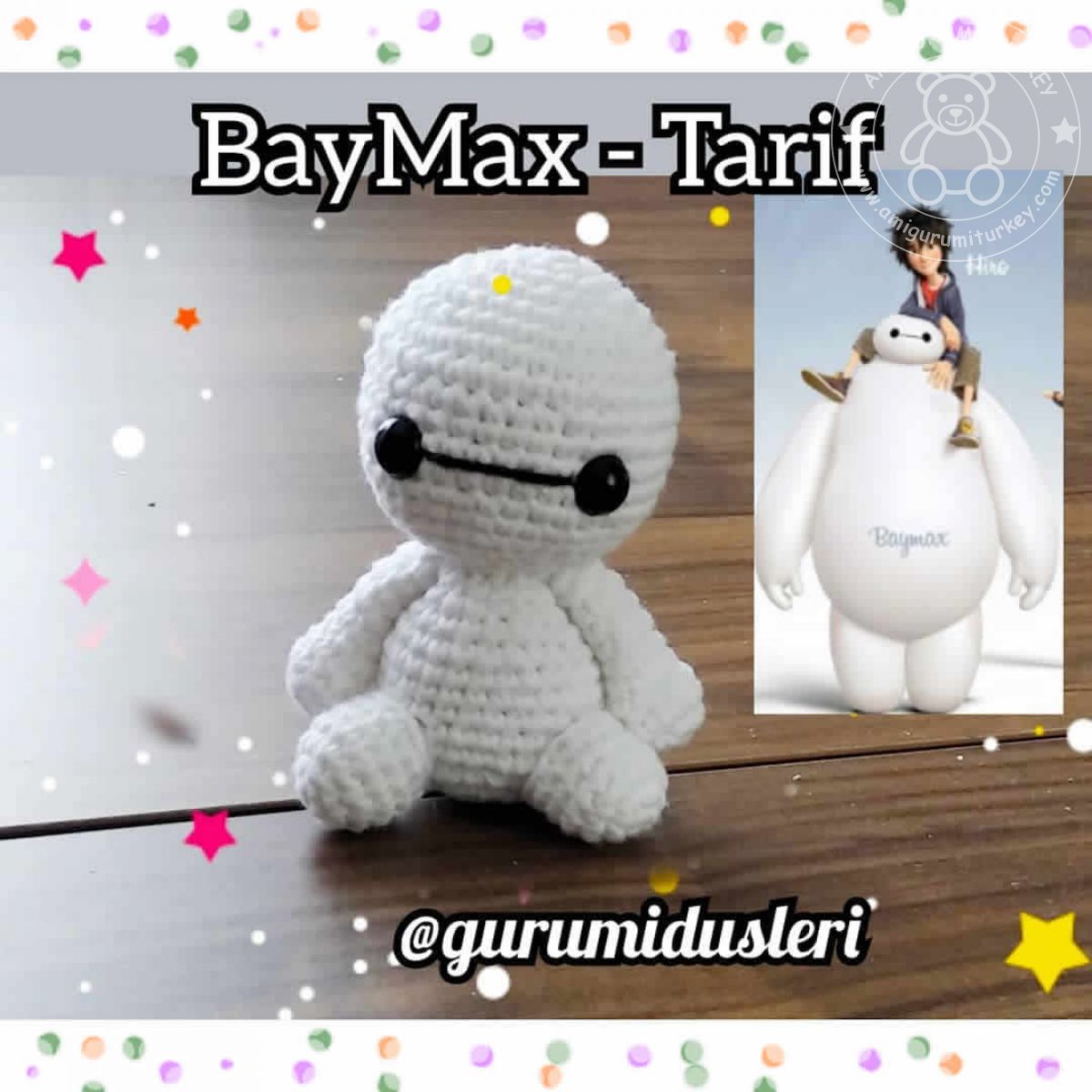 Amigurumi Türkiye-BayMax Tarifi